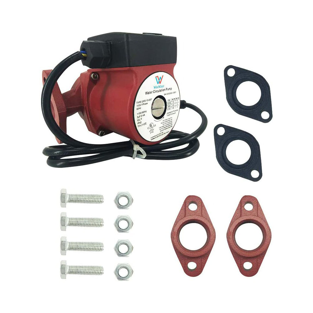 Wisewater Circulation Pump 3/4"NPT 3-Speed Recirculation Pump for ...